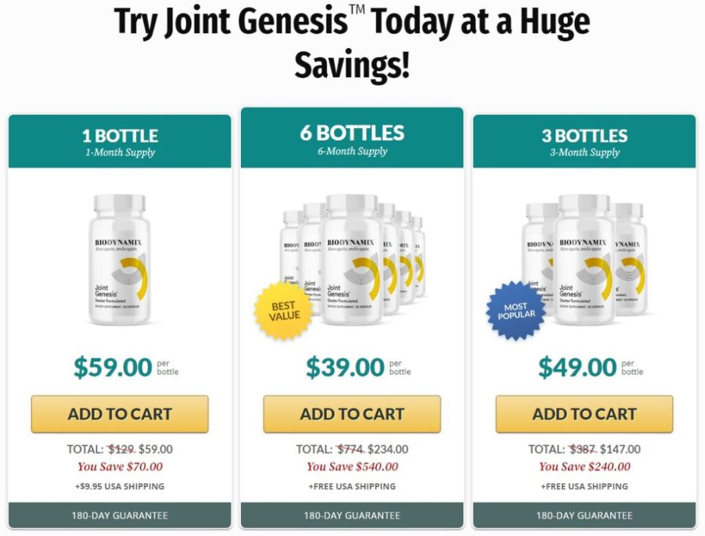 Bio Dynamix Joint Genesis Improved Mobility And Flexibility You Can Do ...